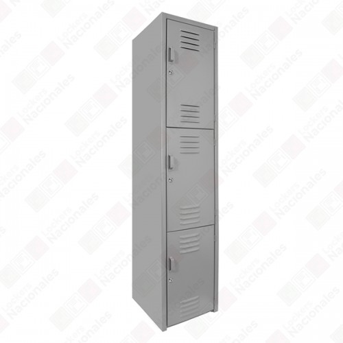 Locker Metálico 3 Puertas con Chapa - Locker Metálico 3 Puertas con ...