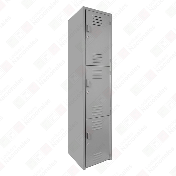 Locker Metálico 3 Puertas con Chapa - Locker Metálico 3 Puertas con ...