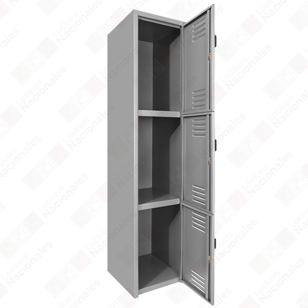 Locker Metálico 3 Puertas con Chapa - Locker Metálico 3 Puertas con ...