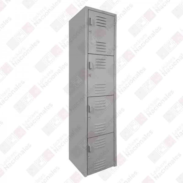 Locker Metálico 4 Puertas con Chapa - Locker Metálico 4 Puertas con ...