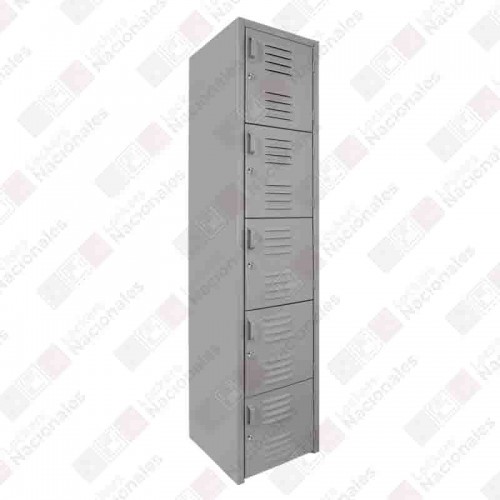 Locker Metálico 5 Puertas con Chapa - Locker Metálico 5 Puertas con ...